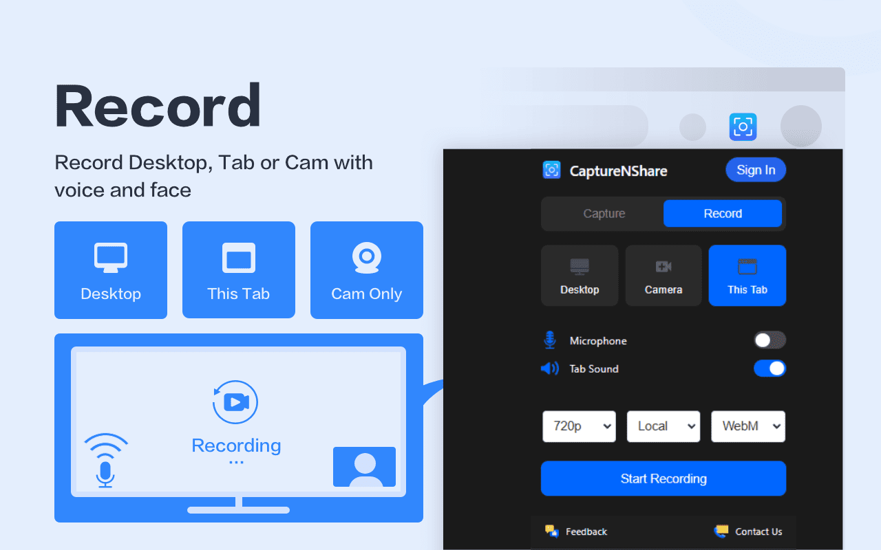 Record with Ease: How CaptureNShare Simplifies Screen and Camera Recording - CaptureNShare